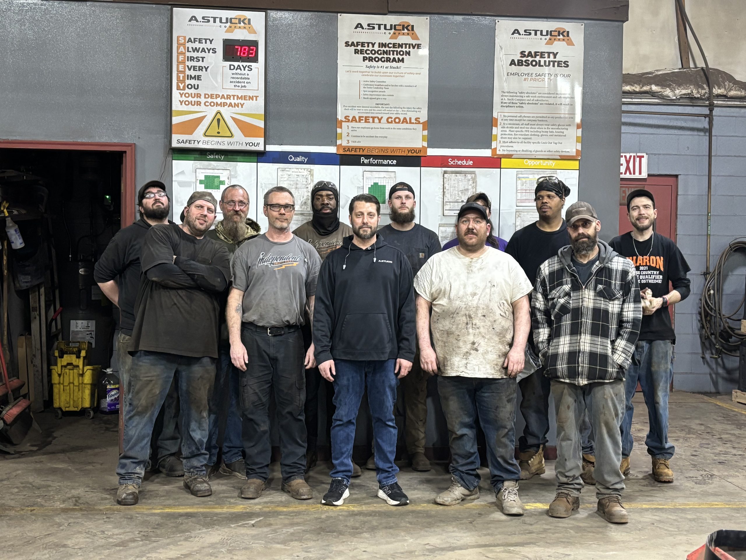 Draft Gear Shop Marks 2 Years Injury-Free - A. Stucki